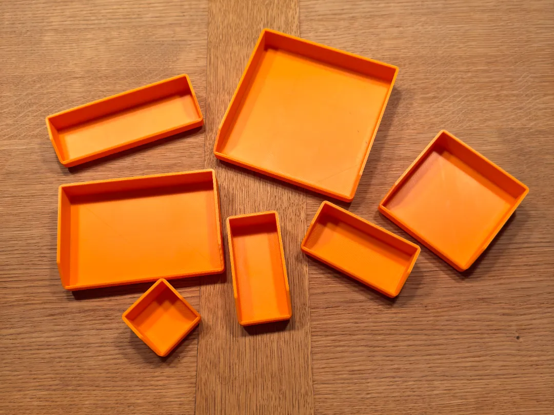 Gridfinity 3U Angled Bins Collection (1x1 to 3x3) - Free 3D Print Model ...