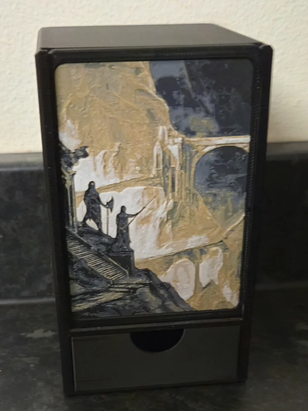 MTG Commander Deck Box inlay Moria HueForge by JamieSTARx MakerWorld ...