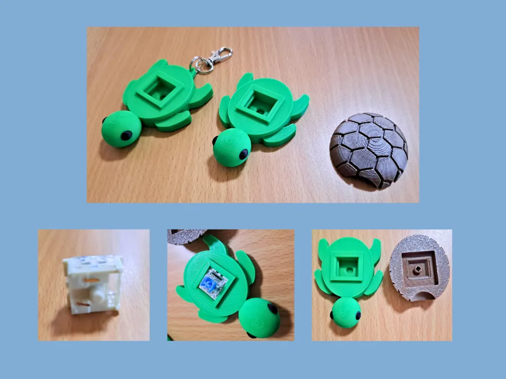 Turtle Clicker Fidget - Free 3D Print Model - MakerWorld