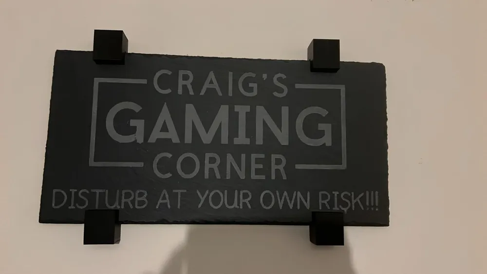 Wall Mounted Slate Holder by TechN3rd - MakerWorld