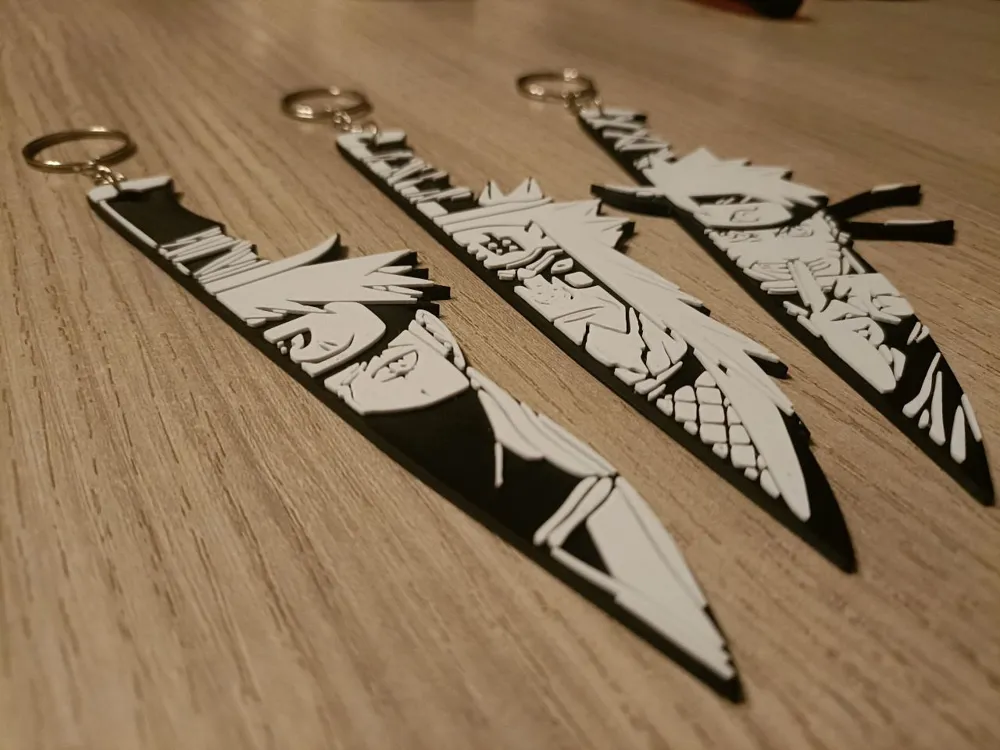 NARUTO keychain - Free 3D Print Model - MakerWorld