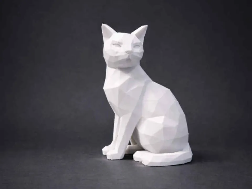 Low Poly - Cat - Free 3D Print Model - MakerWorld