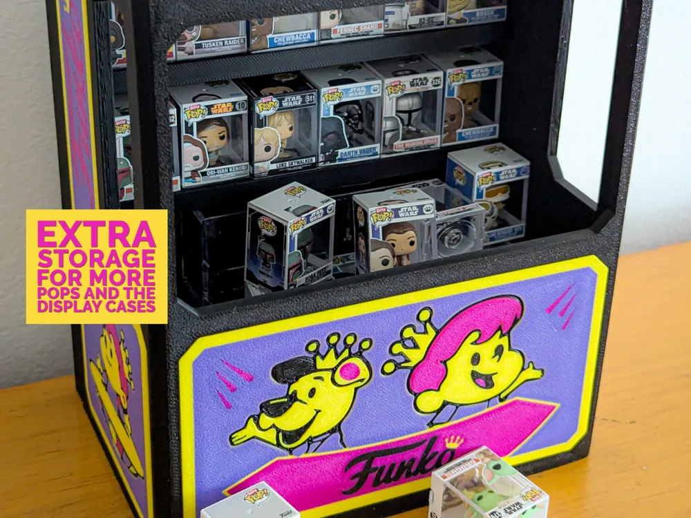 Funko Funcade Display Box - Bitty Pops - Free 3D Print Model - MakerWorld