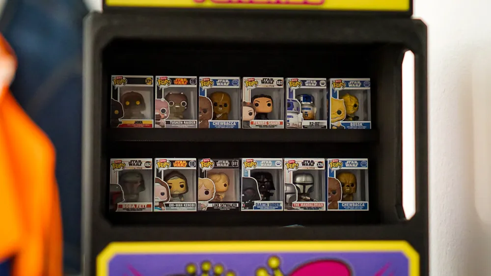 Funko Funcade Display Box - Bitty Pops by LAYRLAB MakerWorld: Download Free 3D Models