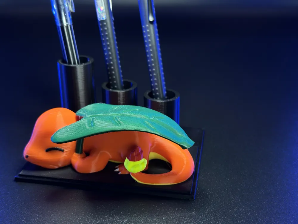 Charmander pen holder - Free 3D Print Model - MakerWorld