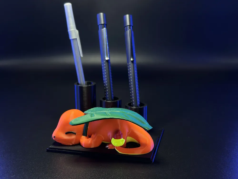 Charmander pen holder - Free 3D Print Model - MakerWorld
