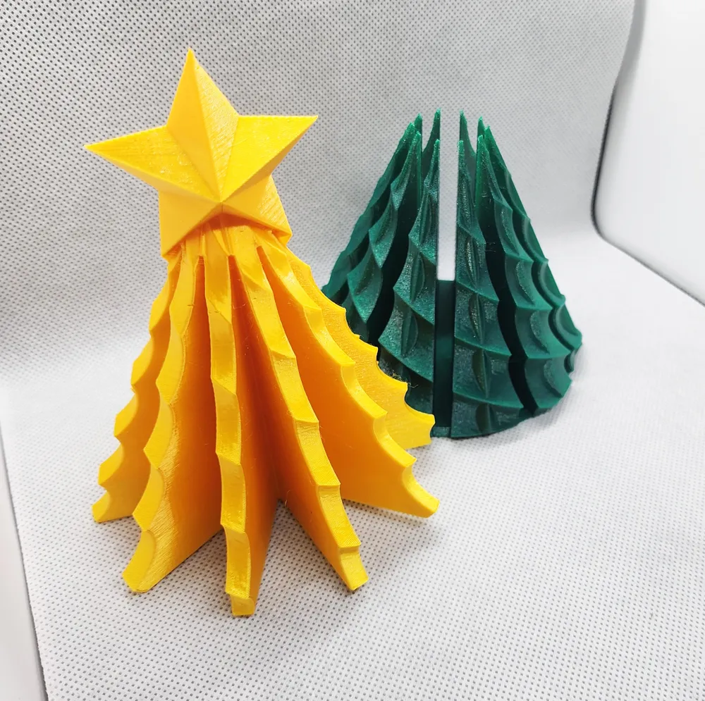 Interlocking Xmas Tree 2-piece Remixed by TripleGWorkshop - MakerWorld
