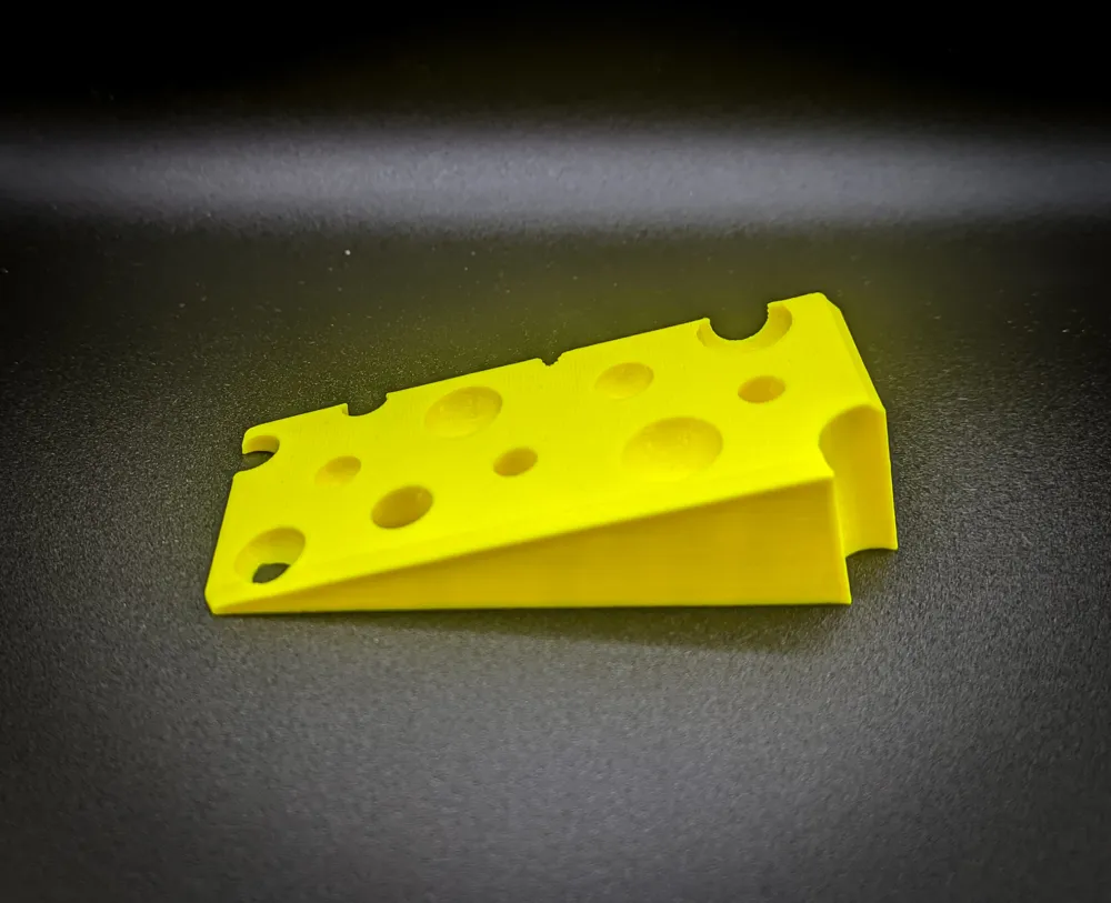(TPU) Cheese Door Stopper by besnia_darvar MakerWorld: Download Free 3D ...
