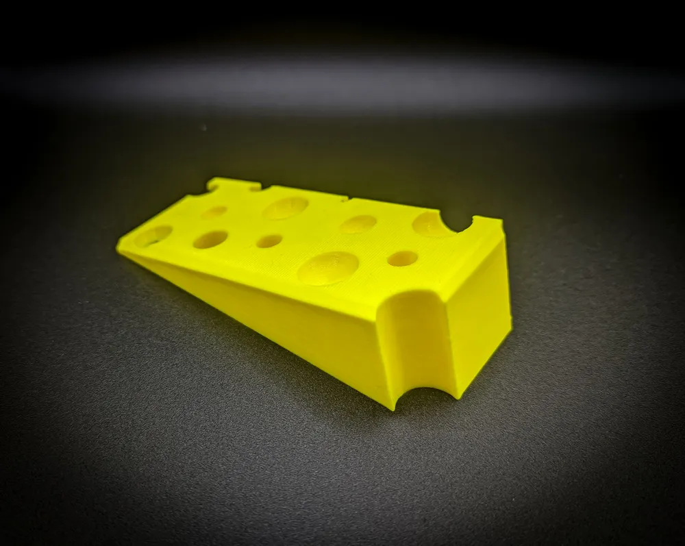 (TPU) Cheese Door Stopper by besnia_darvar MakerWorld: Download Free 3D ...