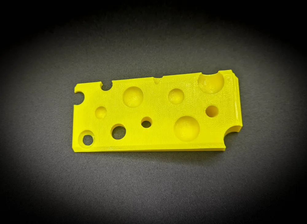 (TPU) Cheese Door Stopper by besnia_darvar MakerWorld: Download Free 3D ...