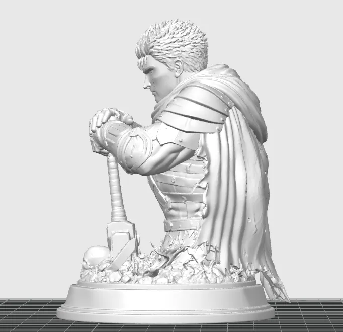 Guts figure Berserk - Free 3D Print Model - MakerWorld