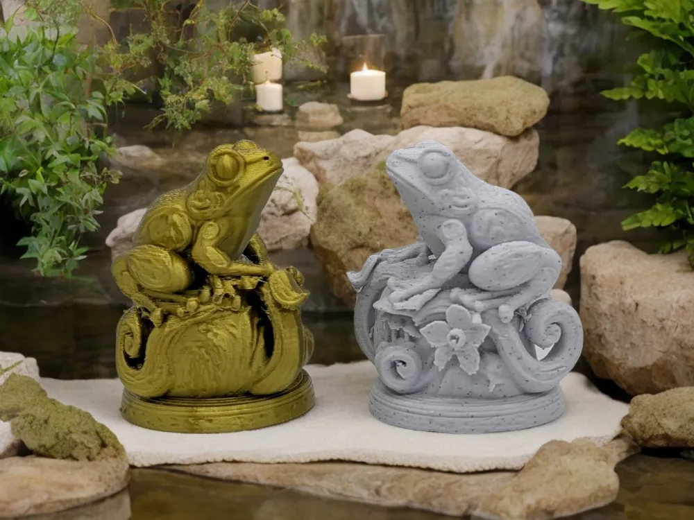 Fortune & Wisdom – The Mystic Frog Statues by Handsin3d MakerWorld ...