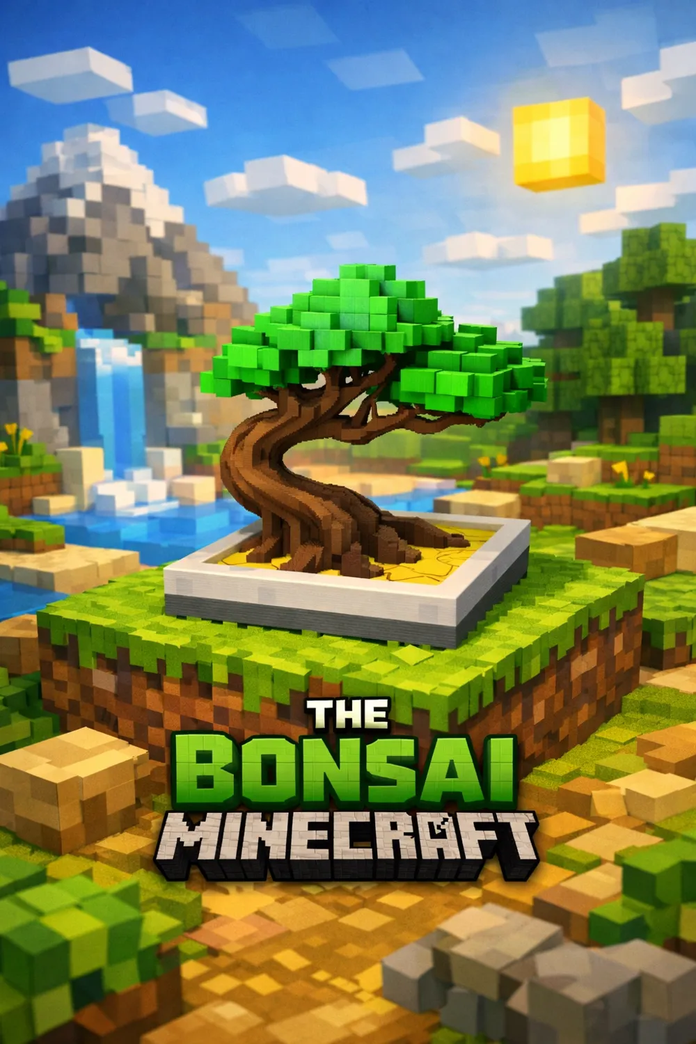 Minecraft Voxel Bonsai – The Blocky Tree minimal - Free 3D Print Model ...