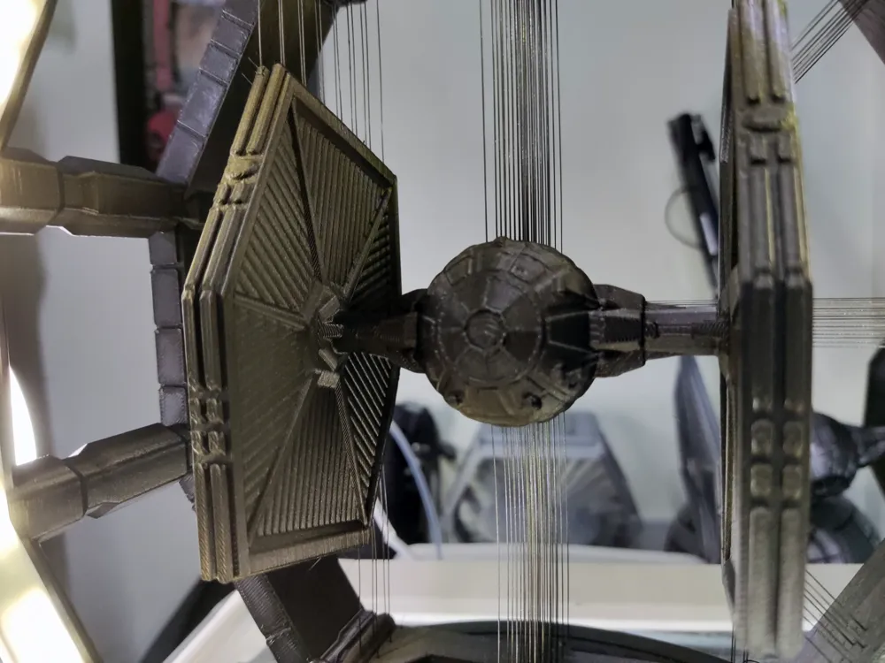 Suspended Tie Fighter by fay3dlab MakerWorld: Download Free 3D Models