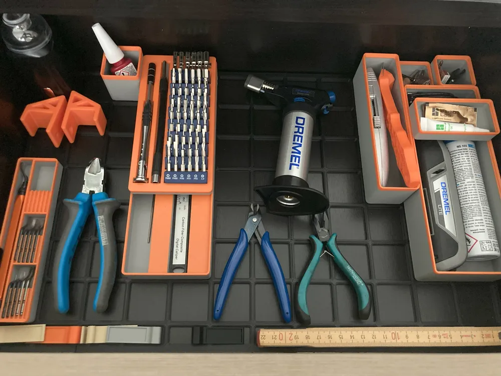 Ikea Besta 40x60 Drawer Gridfinity/Grips - Free 3D Print Model - MakerWorld