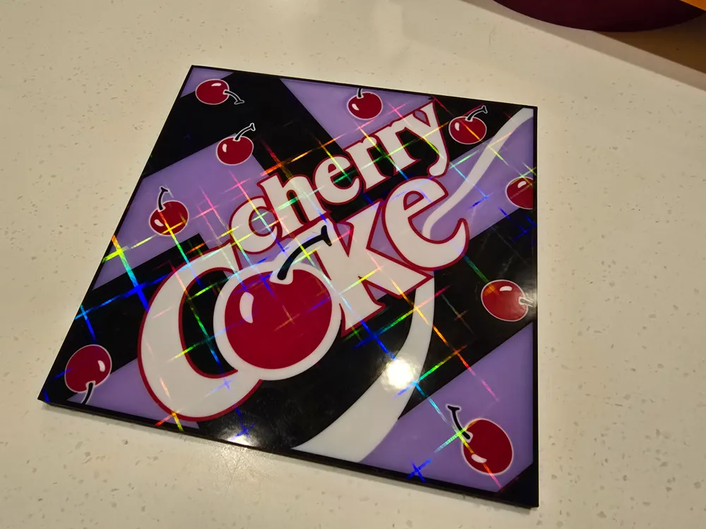 Retro Cherry Coke Lightbox Sign by Phalanx - MakerWorld