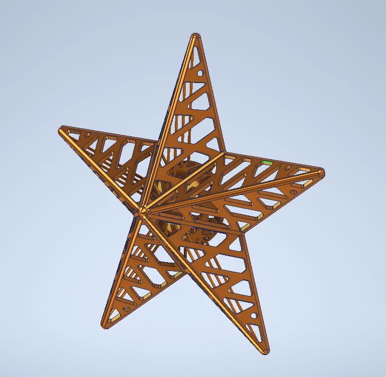 Lustrous Christmas Star by Criativamente MakerWorld: Download Free 3D ...