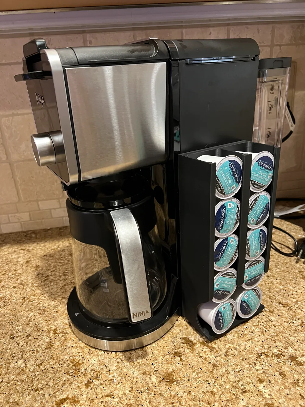 K-Cup Coffee Pod Holder Attachment for Ninja DualBrew Pro by TurtleTech ...