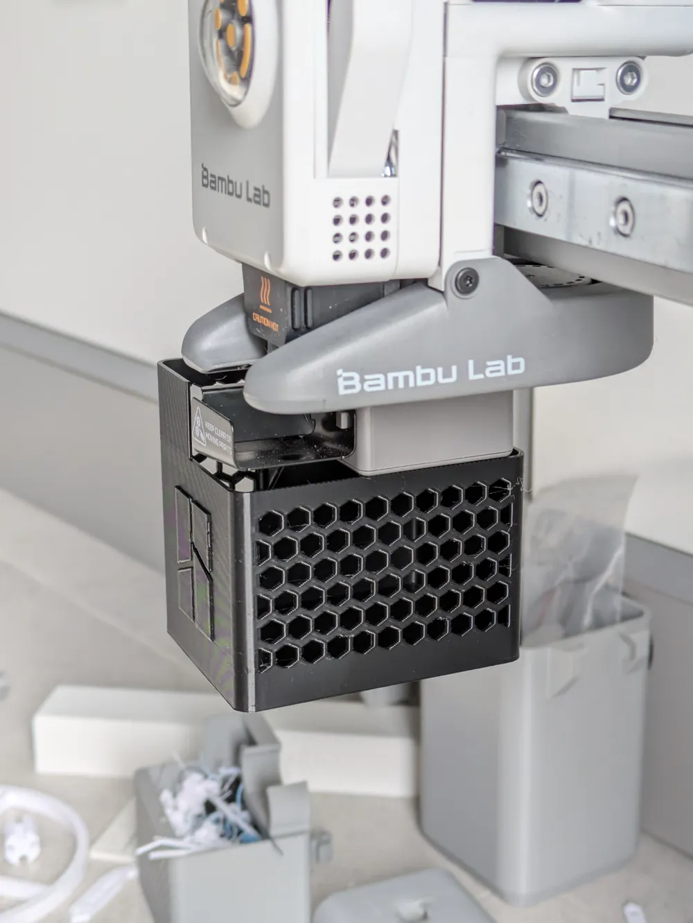 Honeycomb pattern Poop bucket Bambu Lab A1 & mini - Free 3D Print Model ...