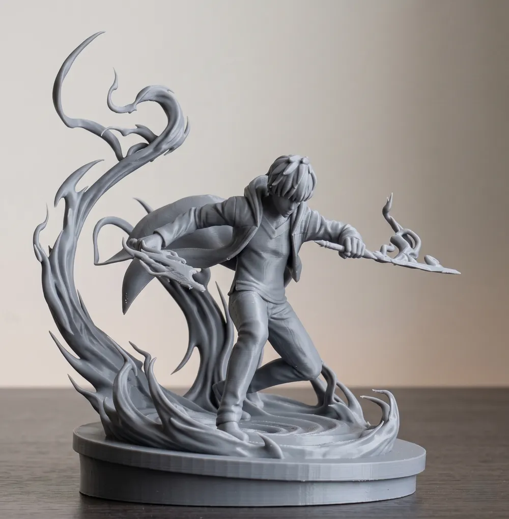 Sung Jin-Woo Dynamic Diorama | Solo Leveling - Free 3D Print Model ...