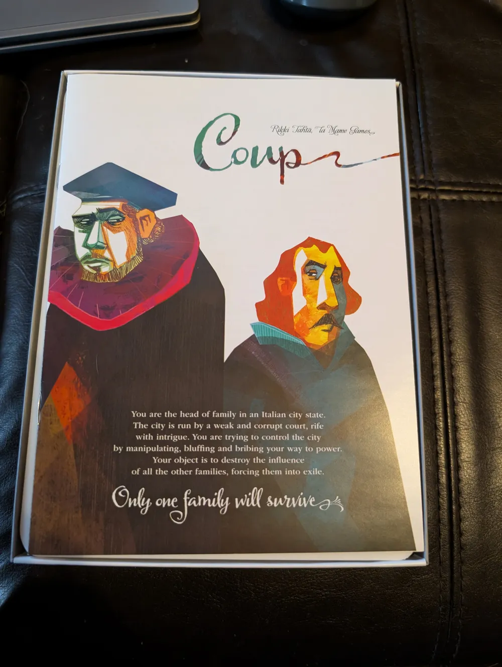 Coup: Deluxe Edition Board Game Insert - Free 3D Print Model - MakerWorld