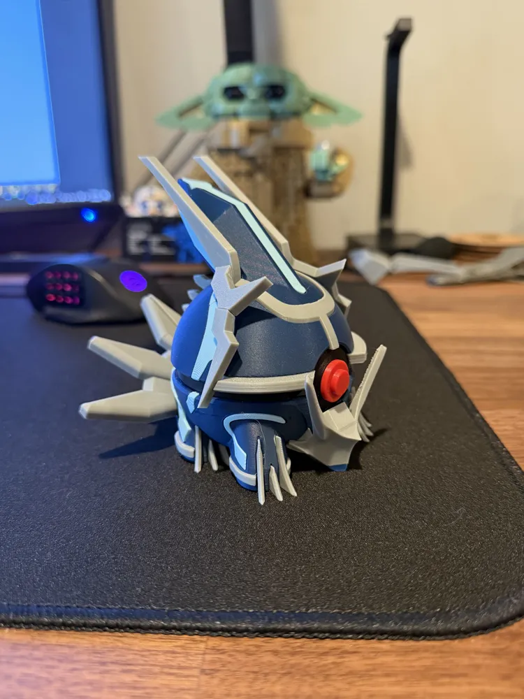 #0483 - Dialga Twist Locking Pokeball by Chris's Print Lab MakerWorld ...