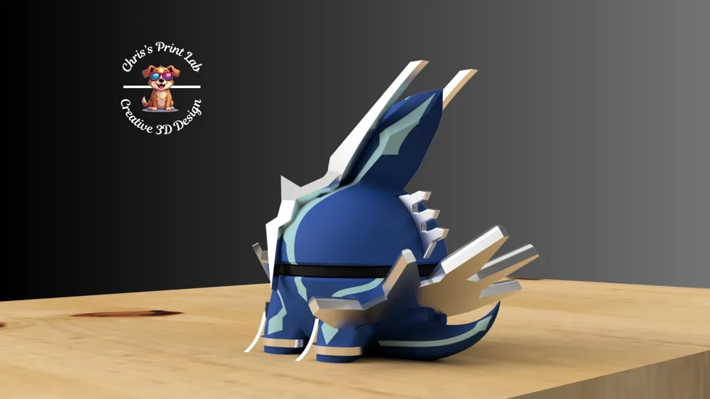 #0483 - Dialga Twist Locking Pokeball - Free 3D Print Model - MakerWorld