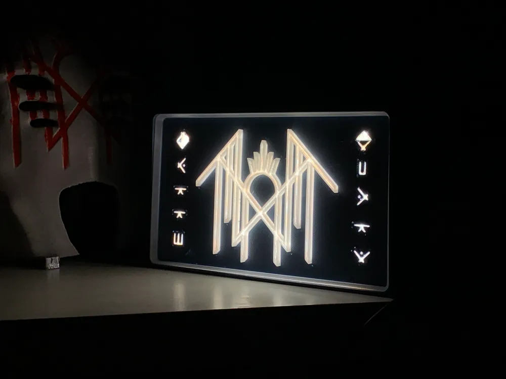 Sleep Token Logo Light by RG3D MakerWorld: Download Free 3D Models