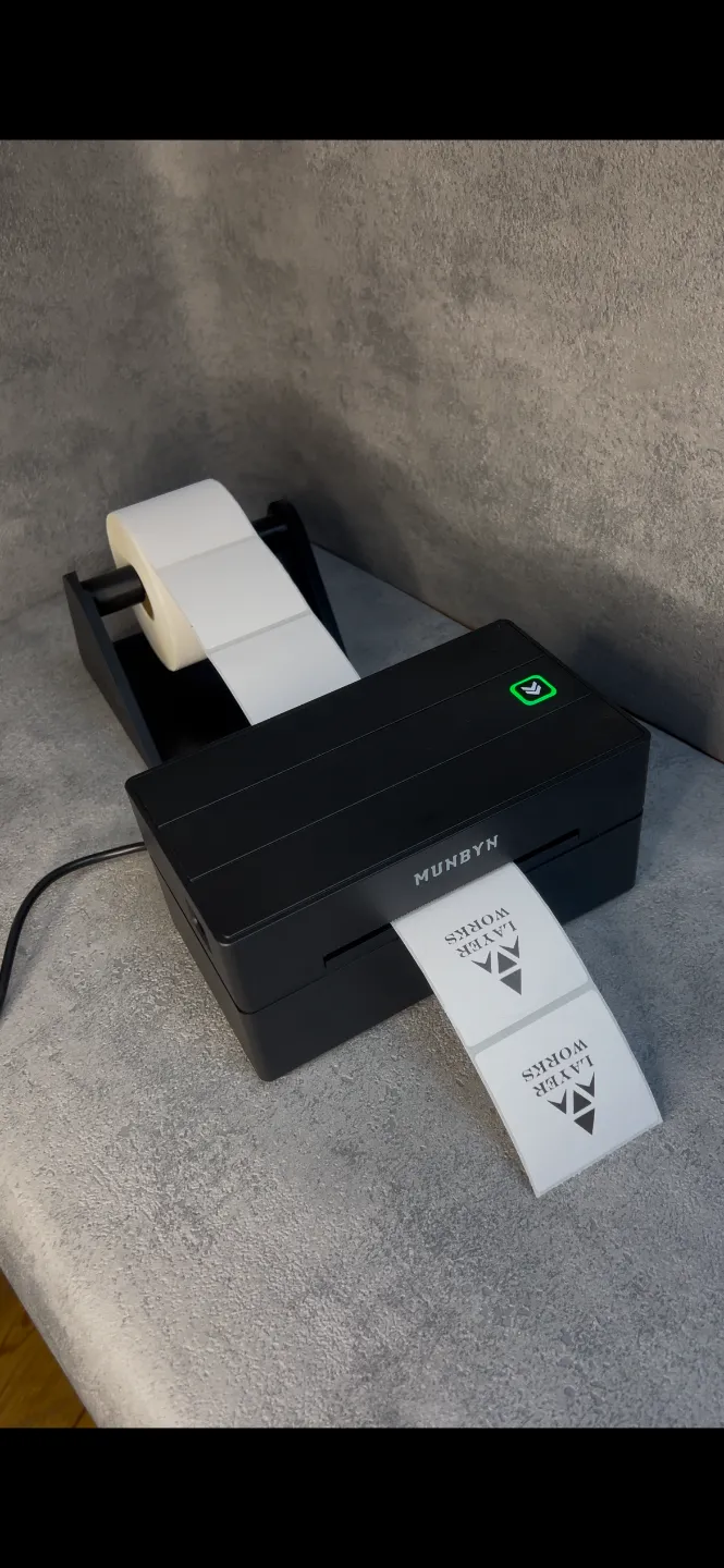 Label spool holder by Layer Works - MakerWorld