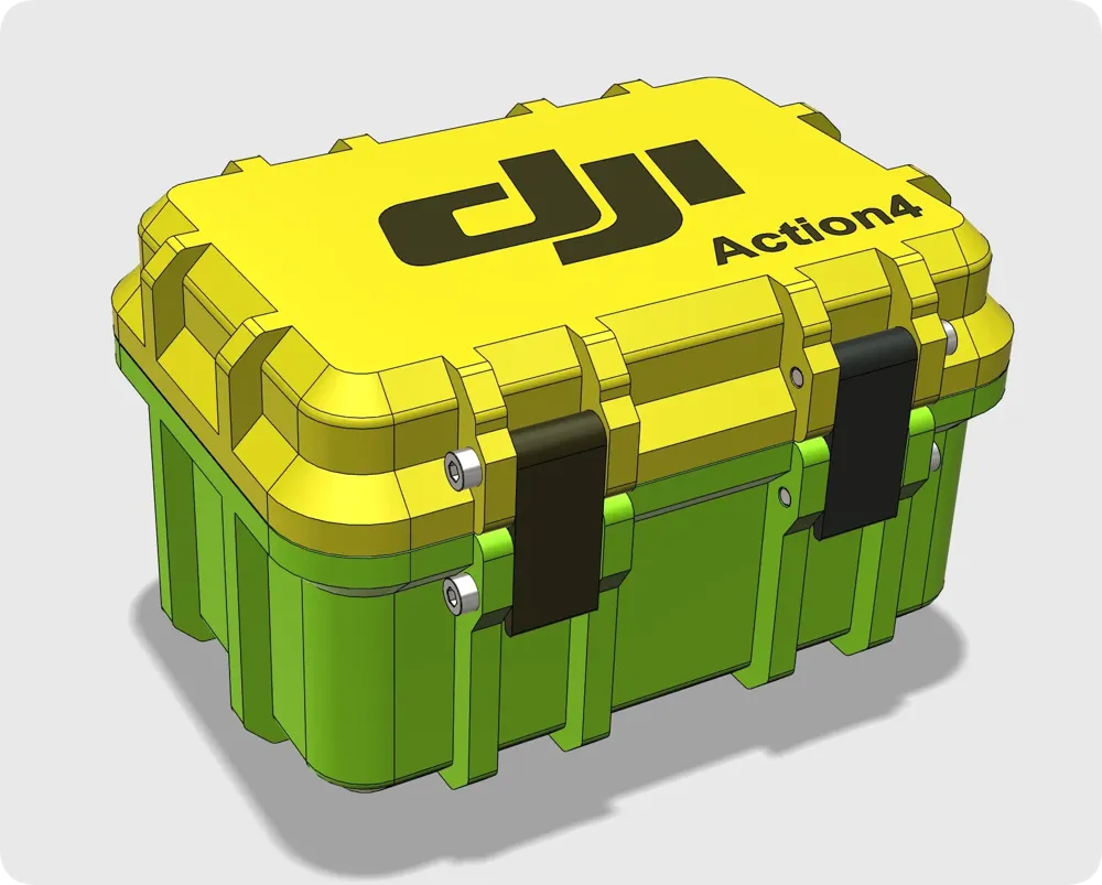 DJI Action 4 Protective Case DJI Action 4 - Free 3D Print Model ...