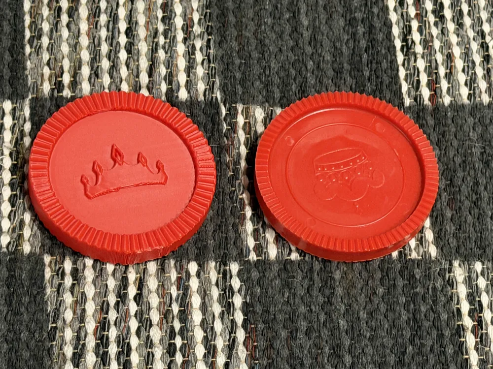 Cracker Barrel Checker Piece - Free 3D Print Model - MakerWorld