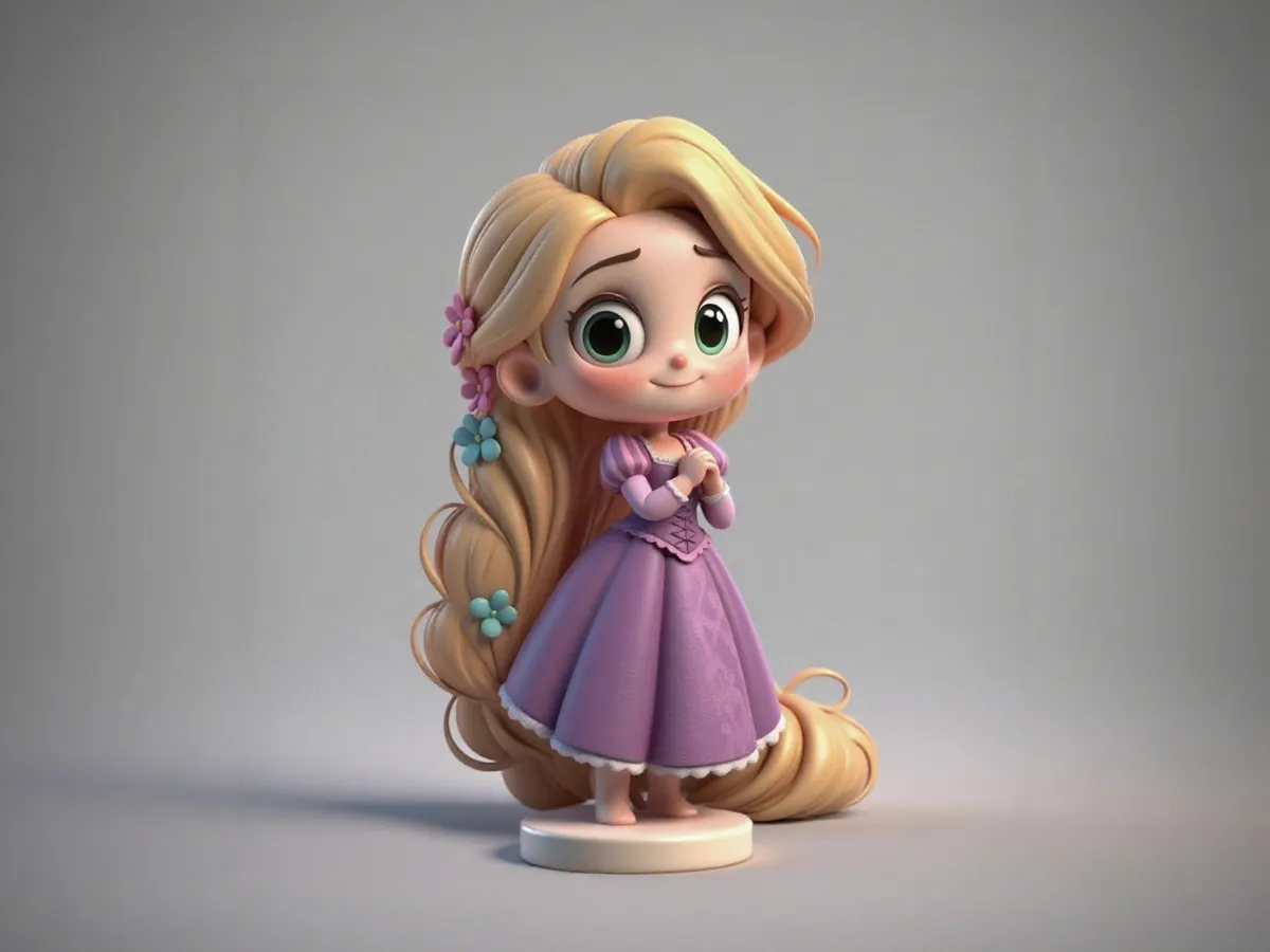 Rapunzel - Tangled - Q-version Disney Animated Movie Princess Series ...