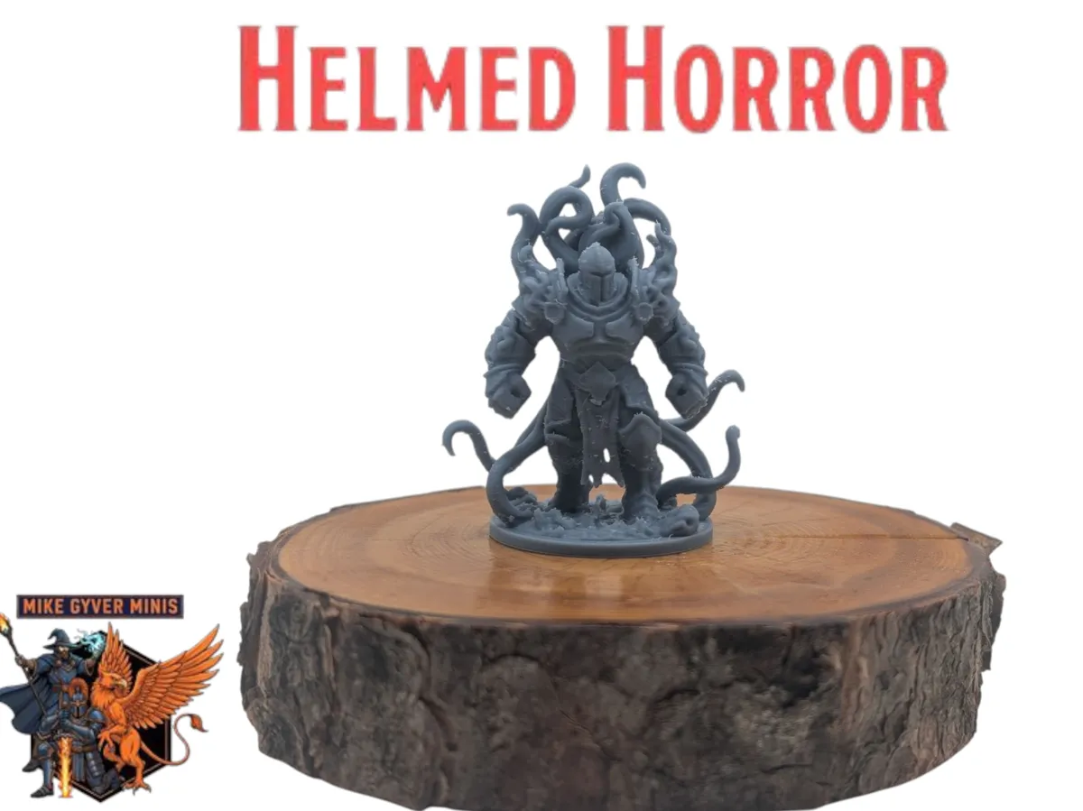 DnD TTRPG Helmed Horror Miniatur – Kostenloses 3D-Druckmodell – MakerWorld