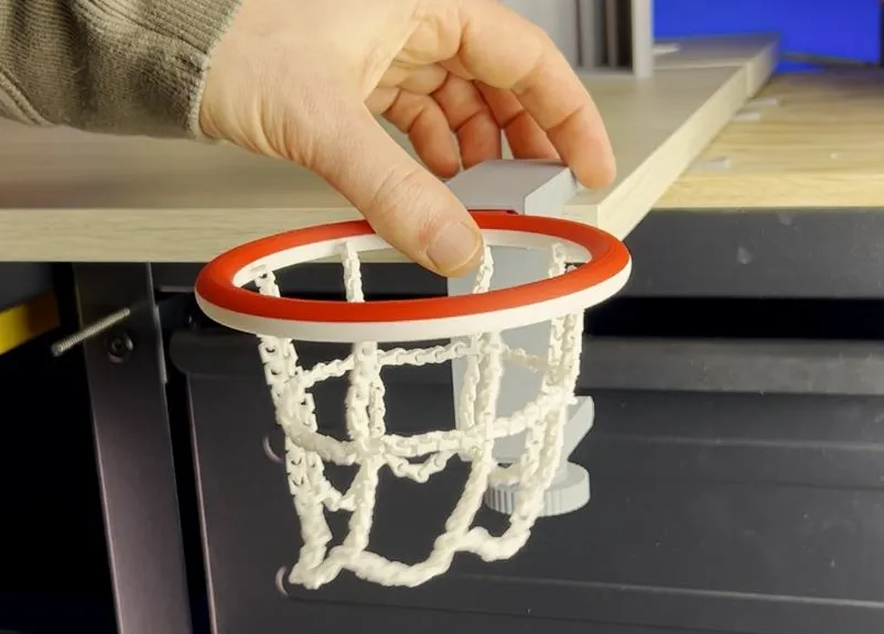 flexibler Basketballkorb (mit Ball) von printchallengeMakerWorld ...