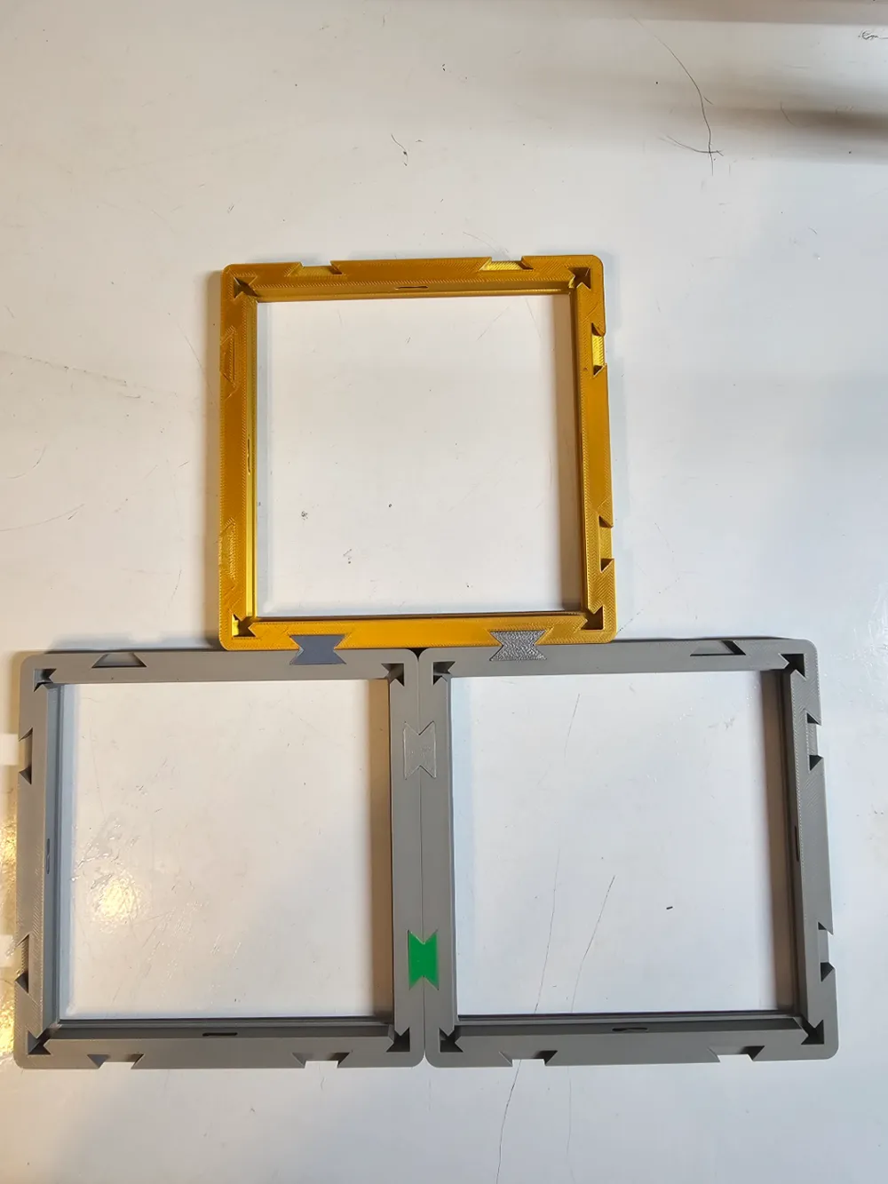 Connectors and block offs for 200mm x 200mm frame. by 3DX Print the ...