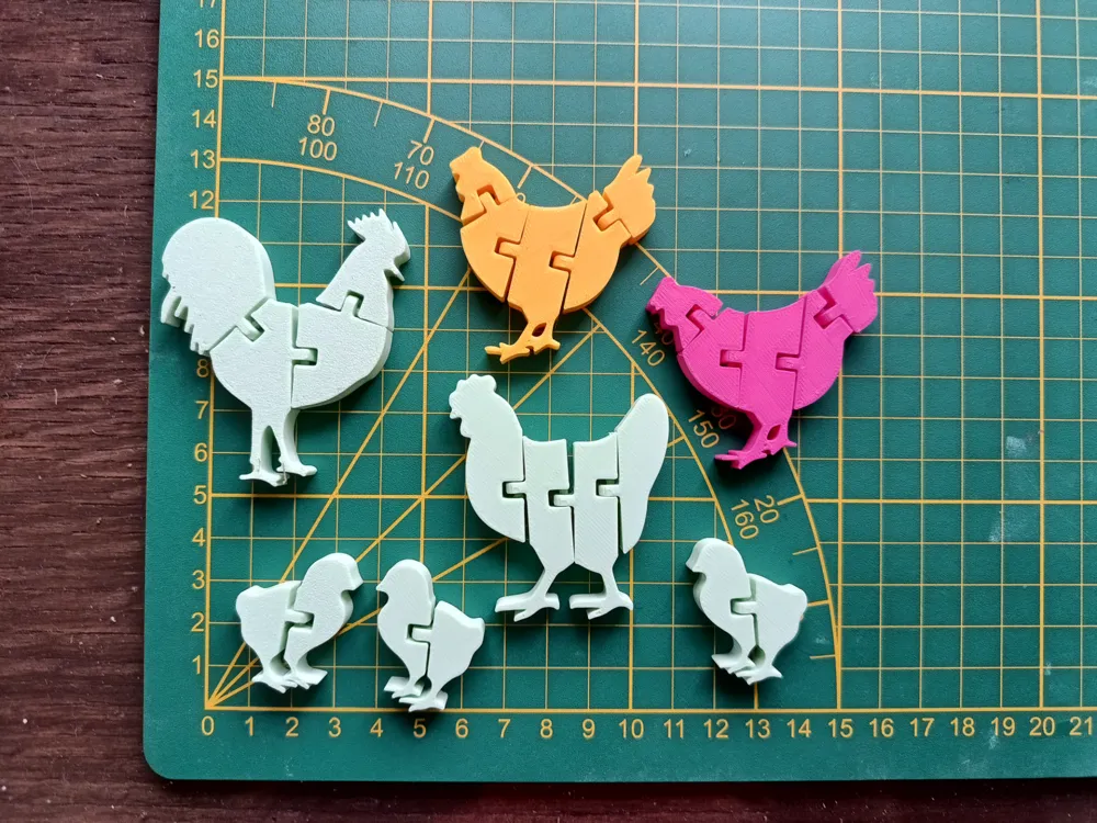 Articulated farm animals set 2 by Hanysek - MakerWorld