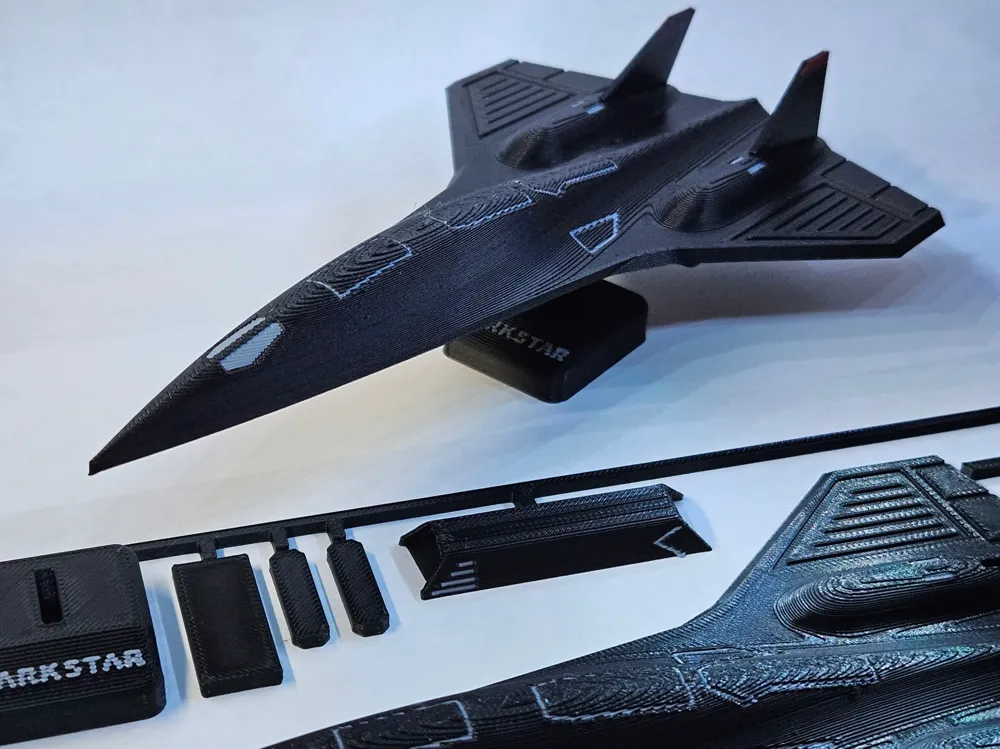 Darkstar Plane Kit Card by planes01 MakerWorld: Download Free 3D Models