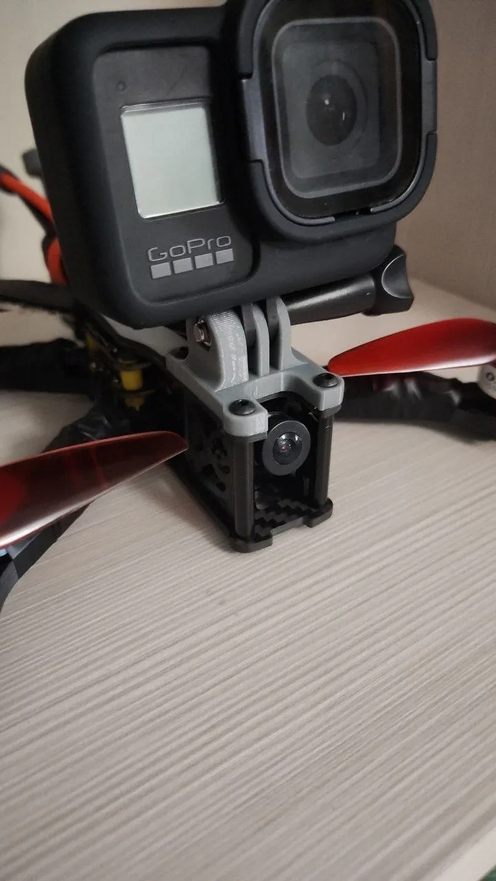 Gopro or Action Camera Mount for TBS Source One V5 Remixed by toonj ...