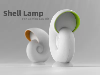 Shell Lamp V2.0 by wuguigui MakerWorld: Download Free 3D Models