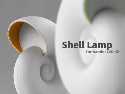 Shell Lamp V2.0 by wuguigui MakerWorld: Download Free 3D Models