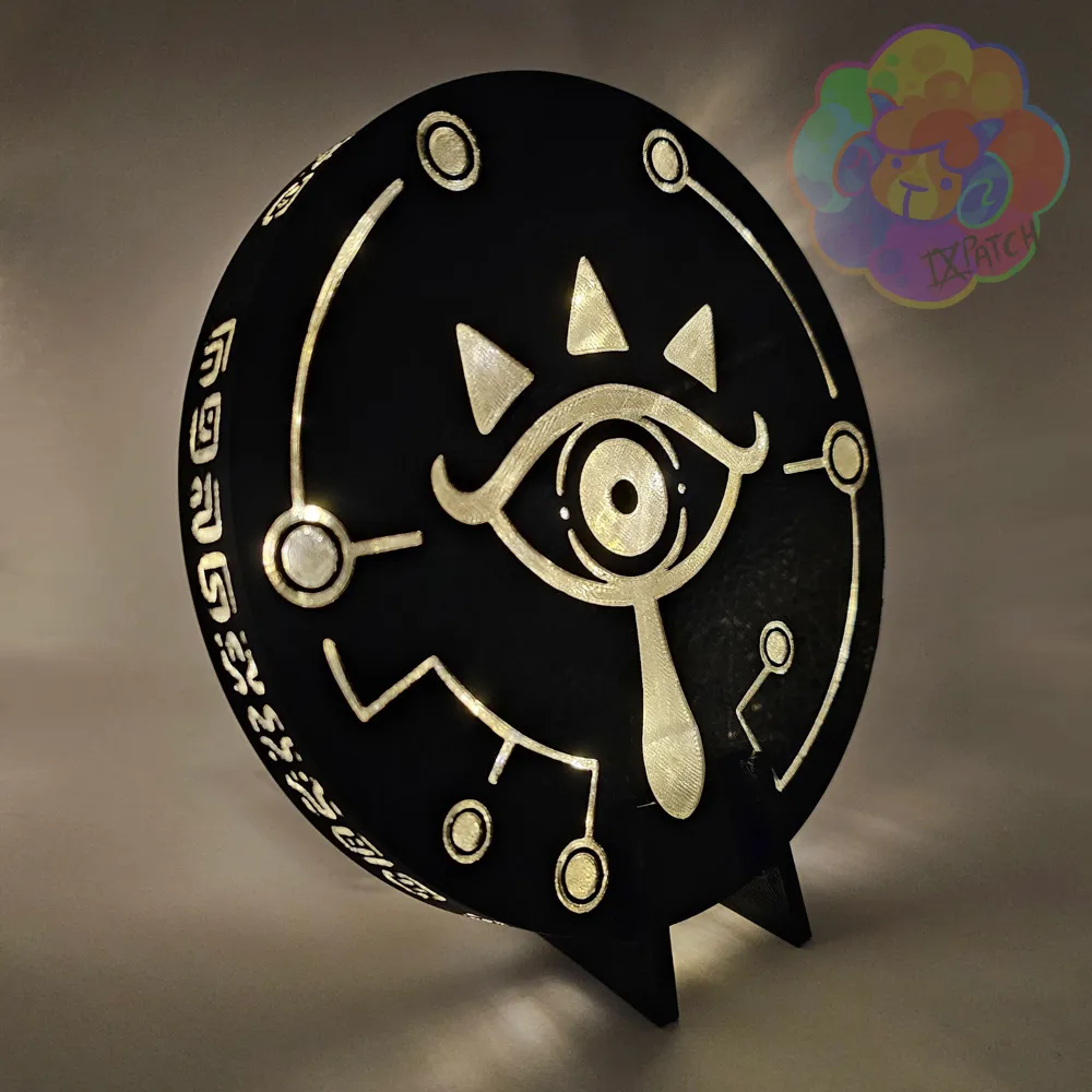 Sheikah Eye Lamp (Zelda Breath of the Wild Fanart) by IXPatch - MakerWorld