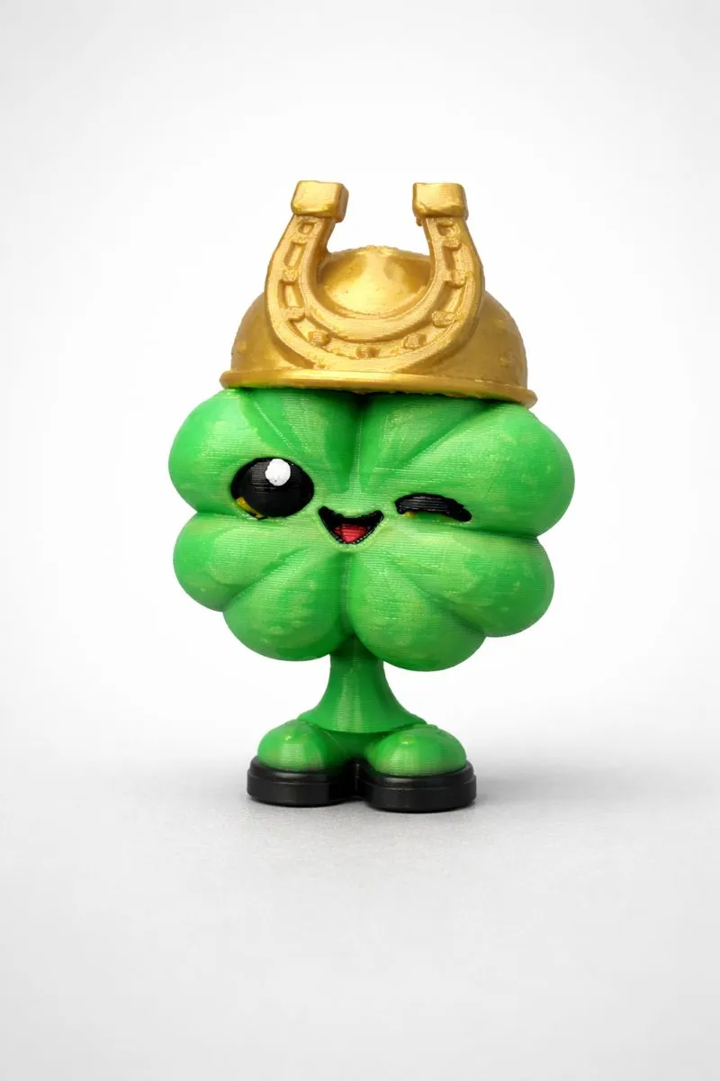 Urban Lucky Clover – Lucky Figure with Horseshoe Hat - Free 3D Print ...