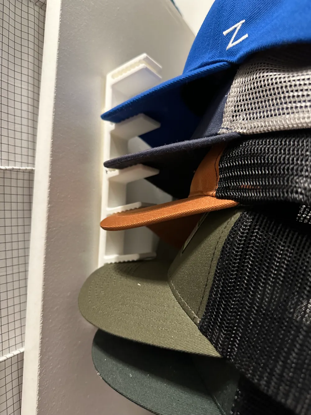 Hat Rack v4 | No more falling hats! by tennisgent MakerWorld: Download ...