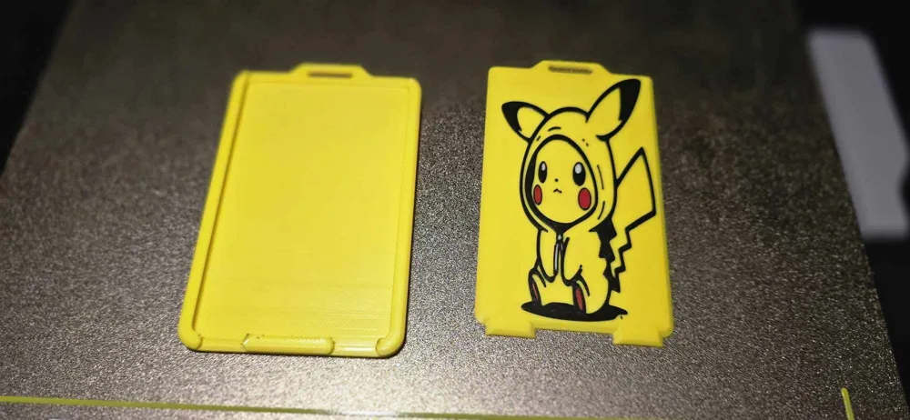 pikachu Id cardholder - Free 3D Print Model - MakerWorld