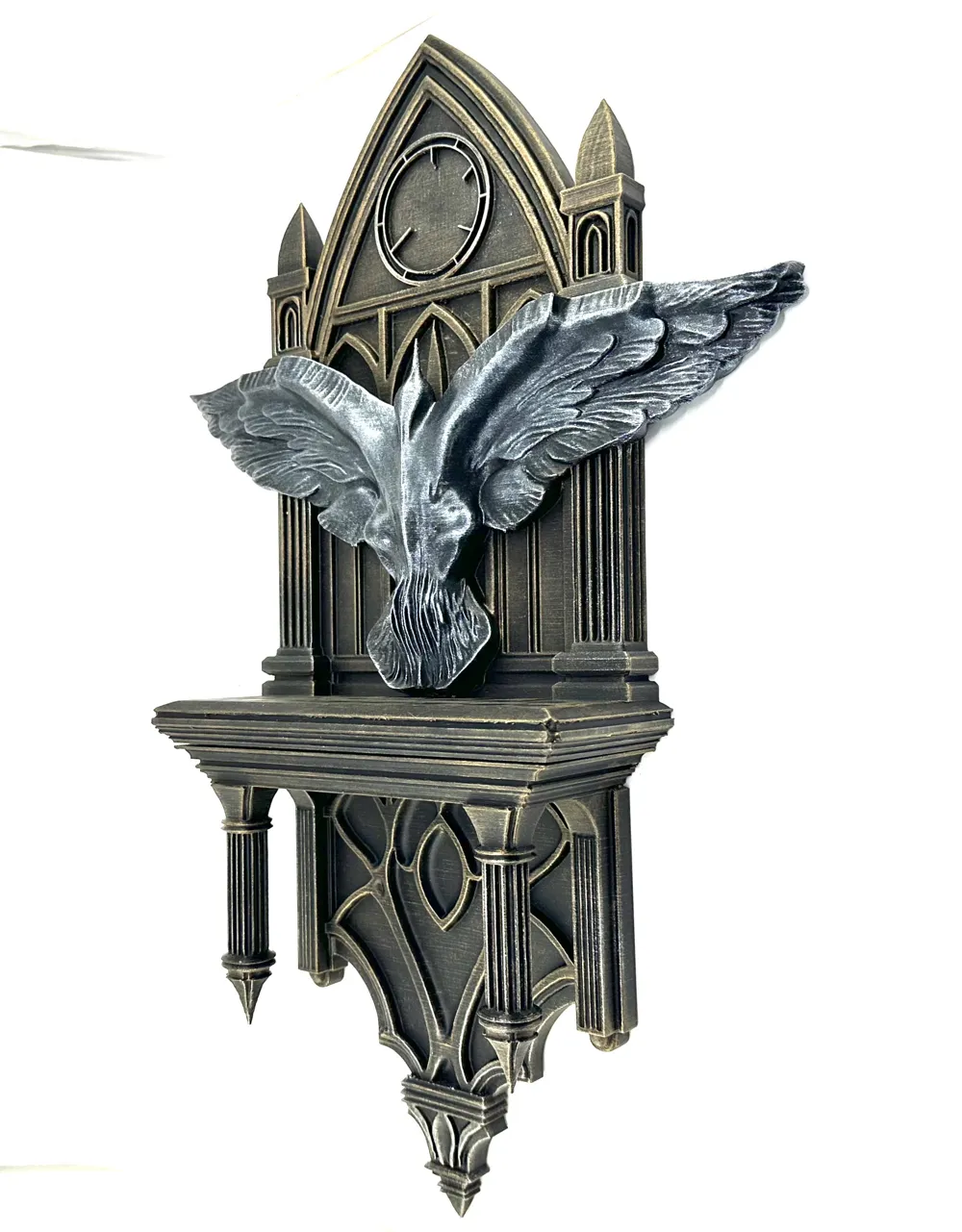 The Crow Cathedral Shelf - Free 3D Print Model - MakerWorld