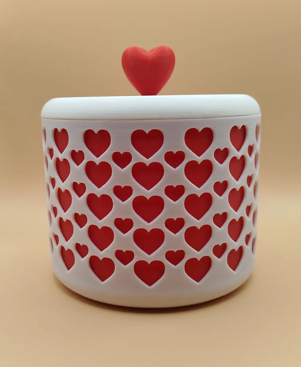 Boîte de rangement avec cœur - Modèle d'Impression 3D Gratuit - MakerWorld