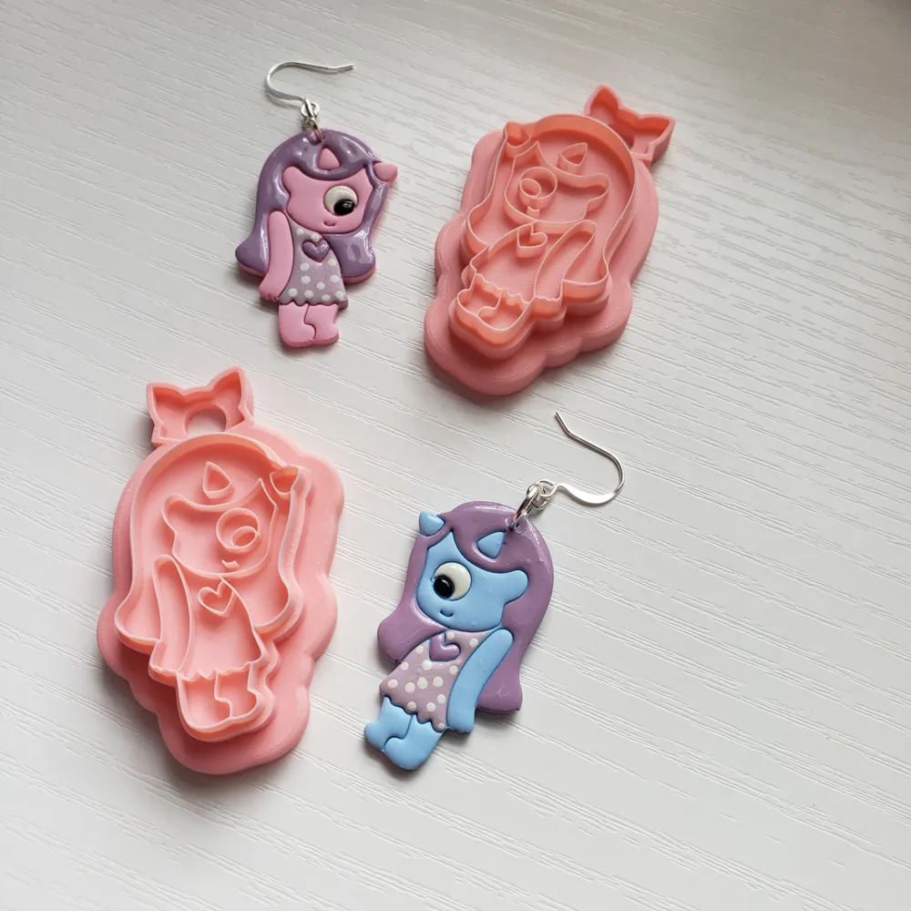 Cute Cyclops Polymer Clay Earring Cutter by The Pudgy Art Bandit ...