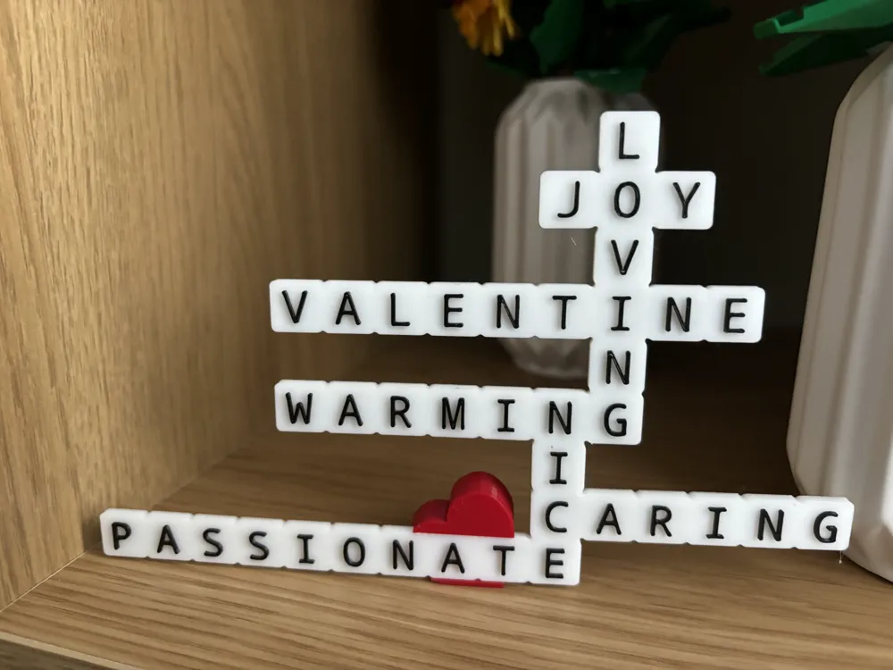 Valentine Scrabble-Inspired Word Art (Valentine's Day) by TSMaker ...