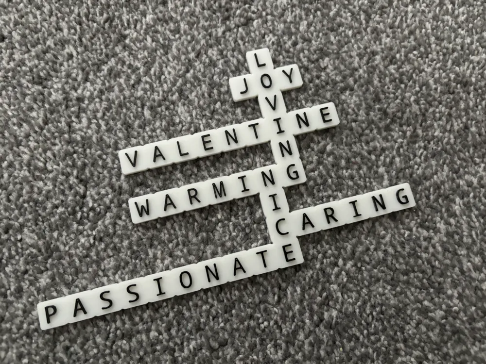 Valentine Scrabble-Inspired Word Art (Valentine's Day) by TSMaker ...