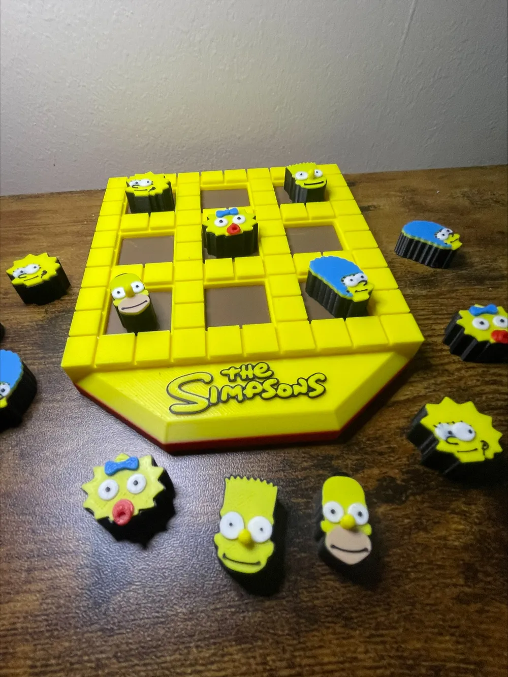 The Simpsons Tic-Tac-Toe - Free 3D Print Model - MakerWorld